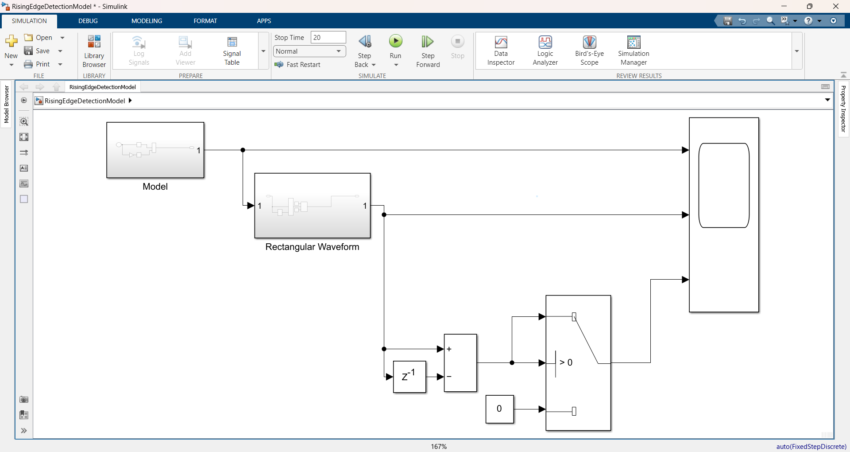 How To Detect Rising Edge In Signal In Your Simulink Model In Matlab