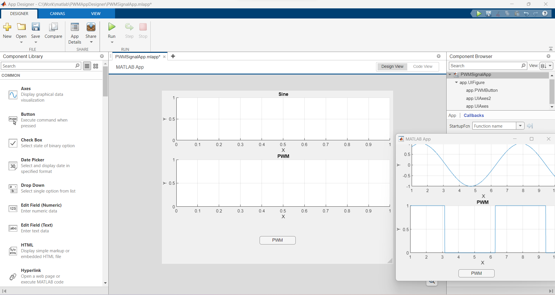 How To Generate Pwm Signal In Matlab App Designer Programmerworld
